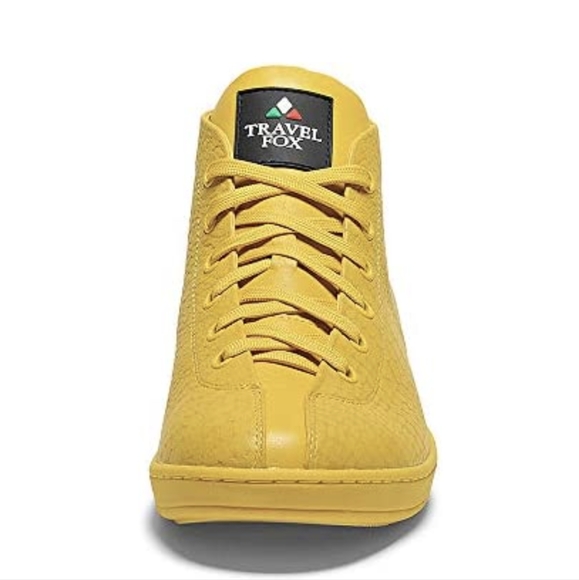 Travel Fox | Shoes | Travel Fox Mens Yellow Spider Malibu Nappa Leather ...
